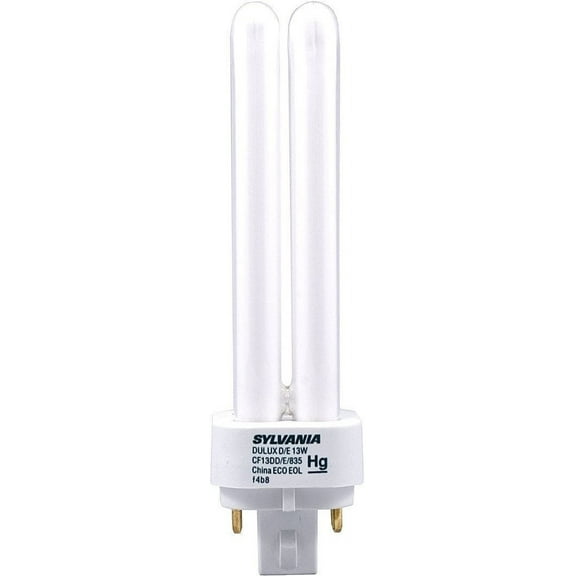 Sylvania 20881 Compact Fluorescent 4 Pin Triple Tube 3500K, 26-watt ...