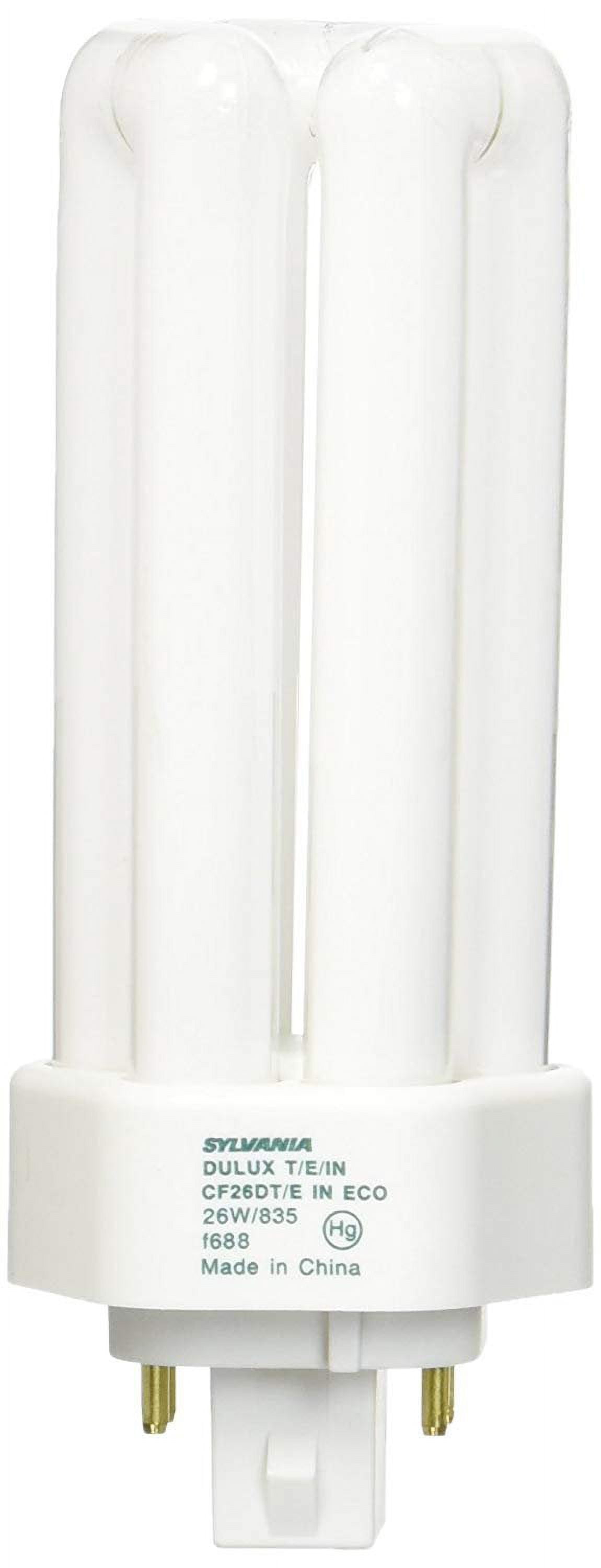 Sylvania 20881 Compact Fluorescent 4 Pin Triple Tube 3500K, 26-watt ...
