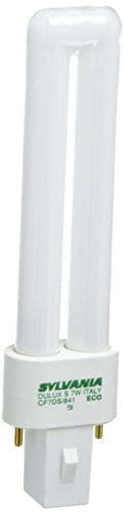 Sylvania 21274 Compact Fluorescent 2 Pin Single Tube 4000K, 7-watt ...