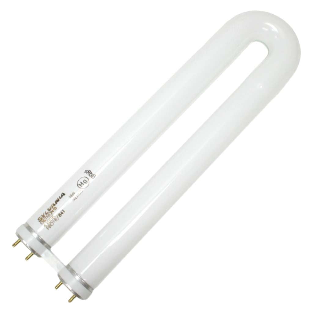 Sylvania 21836 - FBO16/841 U Shaped T8 Fluorescent Tube Light Bulb ...