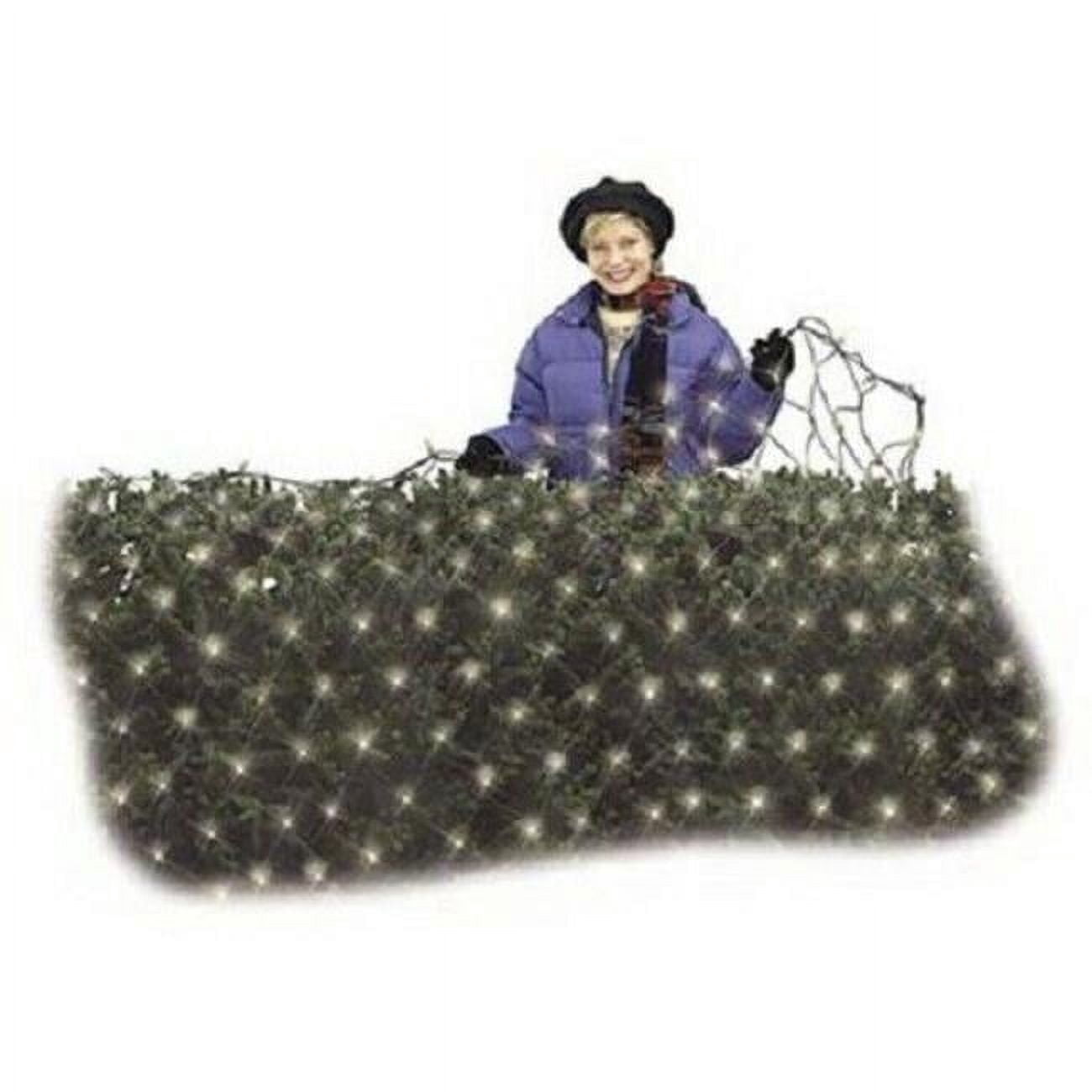 Sylvania 274754 4 x 6 ft. 100 Light Stay-Lit LED Net Style Christmas ...