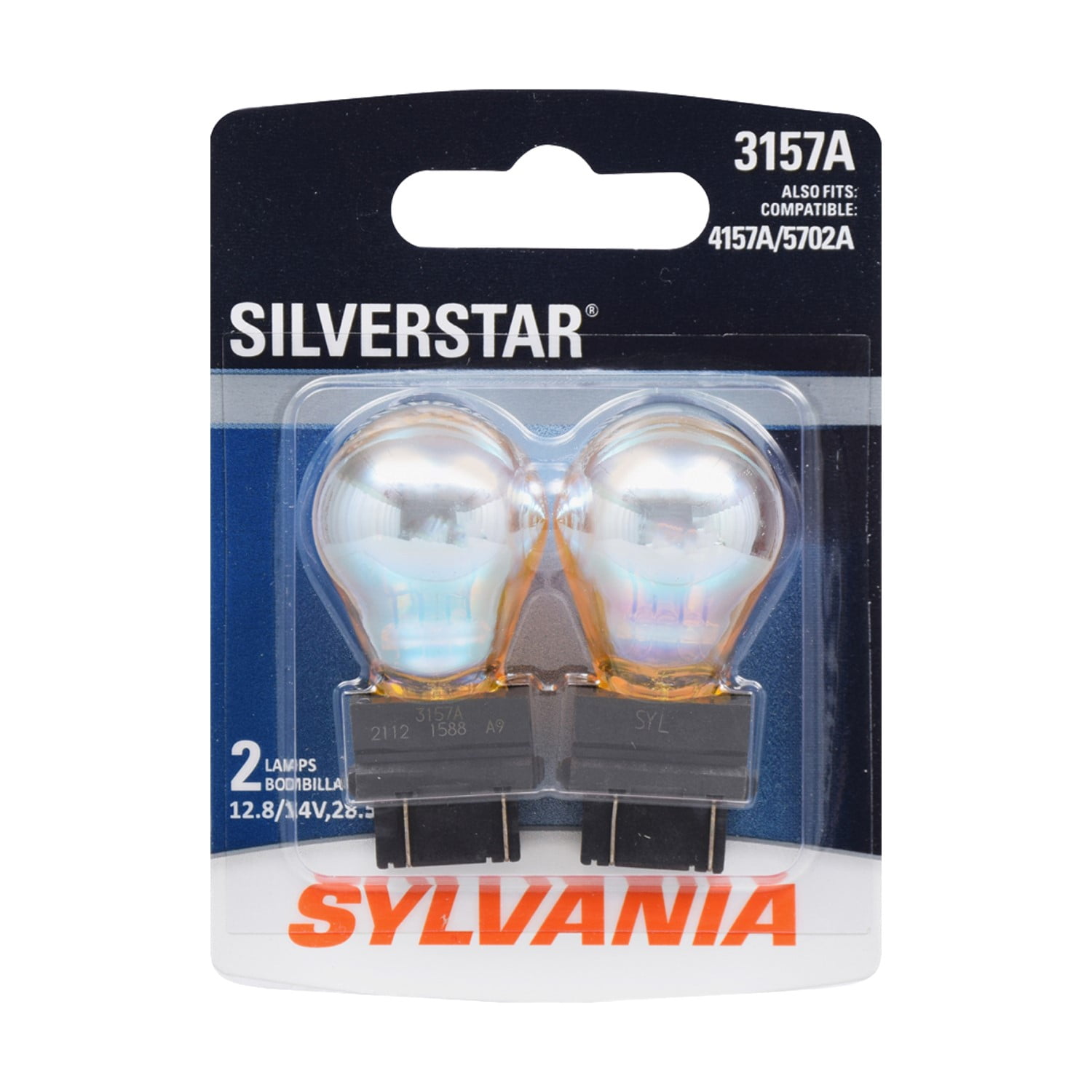 Sylvania 3157A SilverStar Automotive Mini Bulb, Pack of 2 - Walmart.com