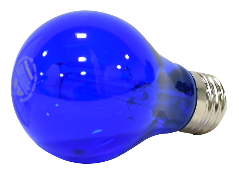 Sylvania 40304 Blue Filament A19 Ultra LED Light Bulb, Colored Glass ...