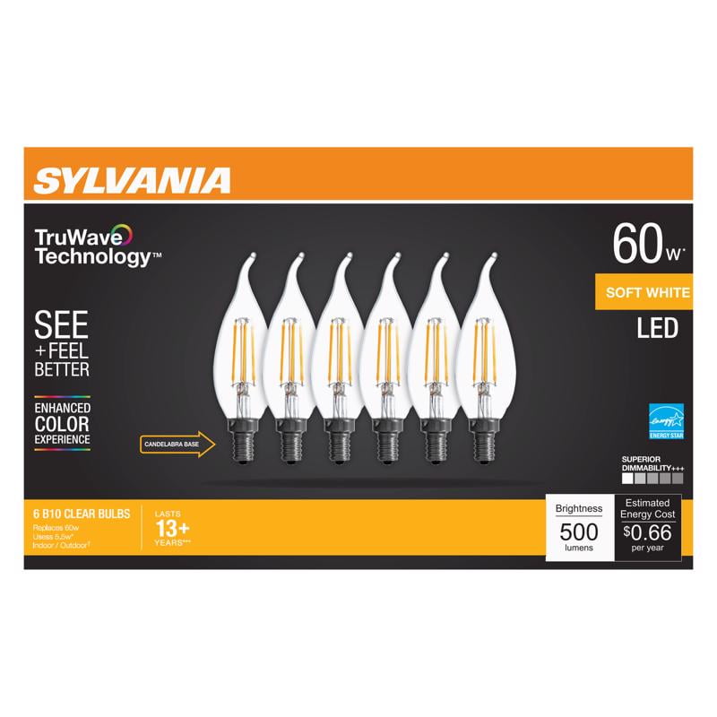 Sylvania 40773 TruWave Series LED Light Bulb, 500 Lumens - Walmart.com