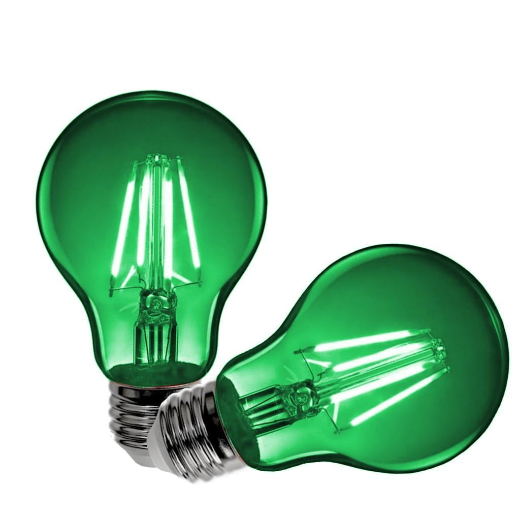 Sylvania 40825 - LED2.5W/A19/GREEN/RP2 2-PACK Special Application LED ...
