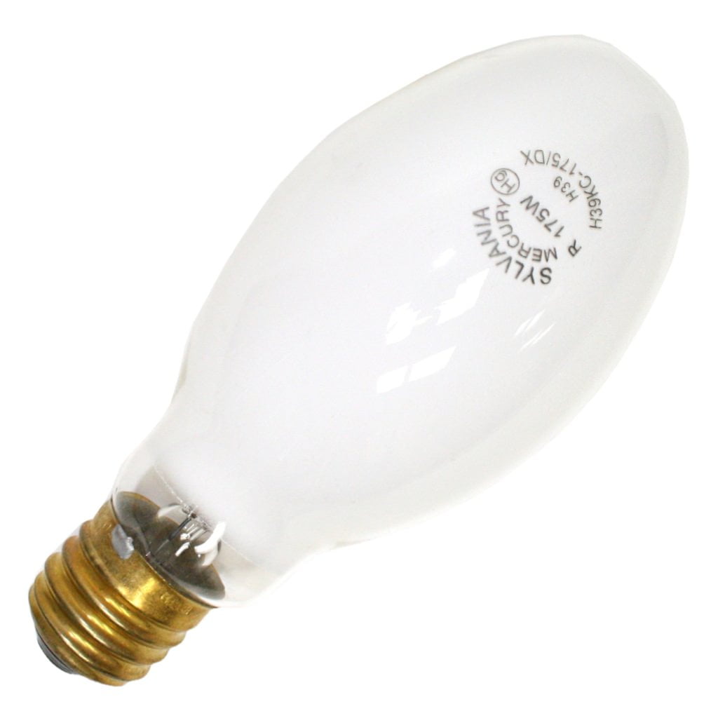 Sylvania 69445 - H39KC-175/DX Mercury Vapor Light Bulb - Walmart.com