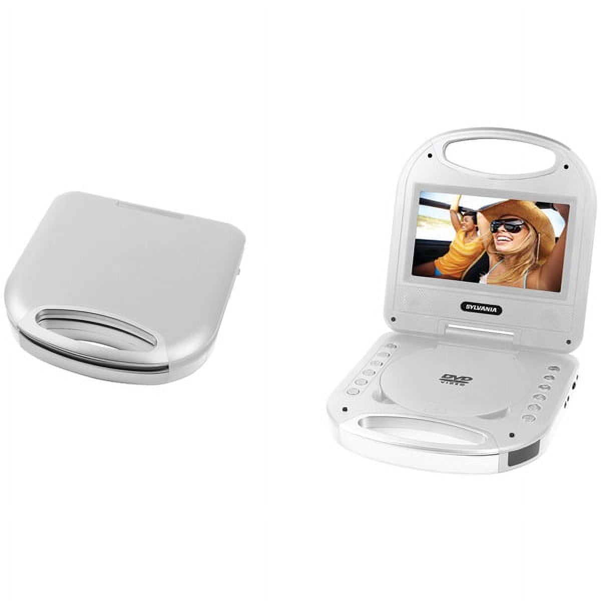 Sylvania 7" Portable Dvd Player With Integrated Handle, SDVD7049-Silver ...