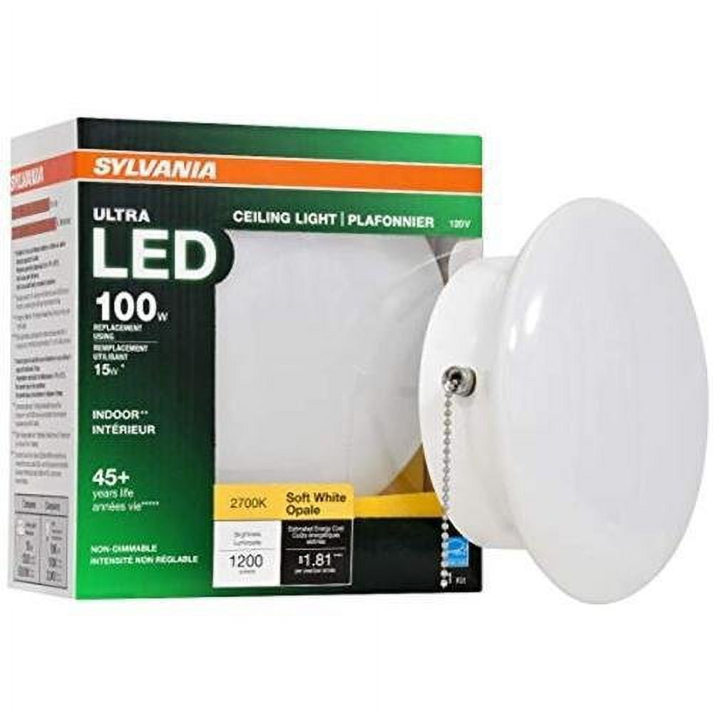 Sylvania 7" Ultra LED Ceiling Light Retrofit with Pull Chain - 2700K ...