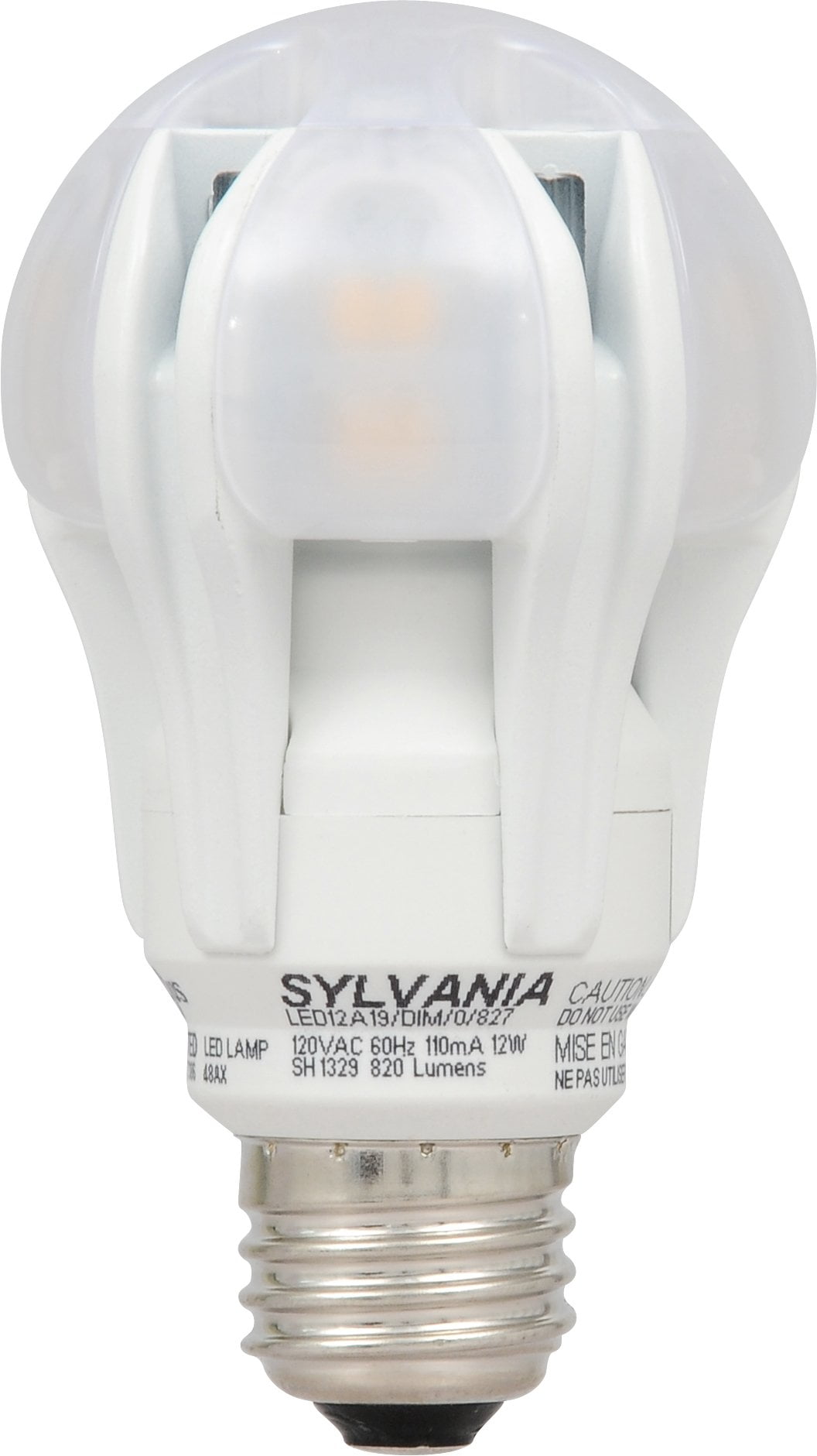 Sylvania 72637 12-watt A19 Ultra LED Light Bulb, 2.44" x 2.44" x 4.42 ...