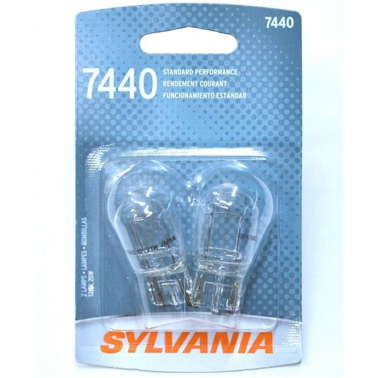 Sylvania 7440BP2 Basic Miniature Bulb - Pack of 2 - Walmart.com