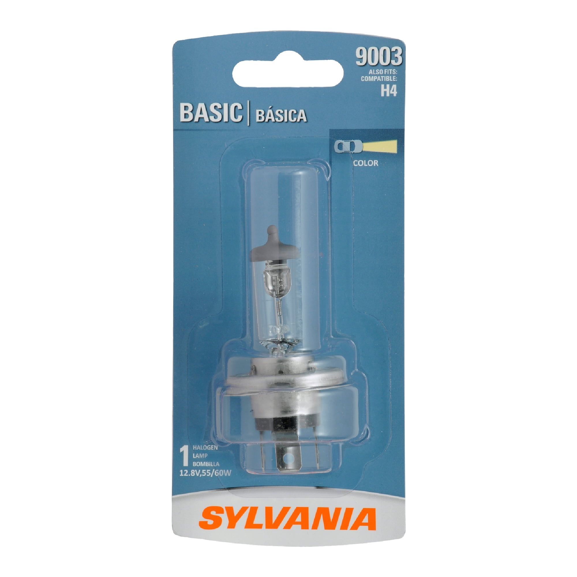 Sylvania 9003 Basic Halogen Headlight Bulb, 1 Pack, Compatible with ...