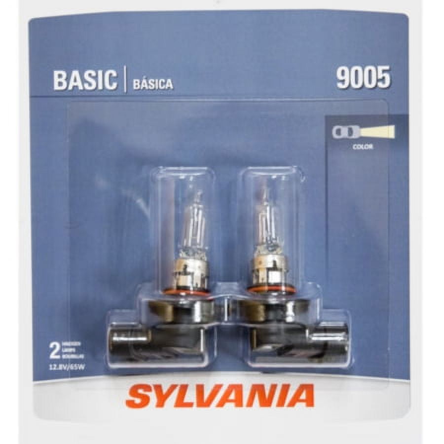 Sylvania 9005 Basic: Halogen Headlight Bulb, Basic Performance, 2 Pack ...