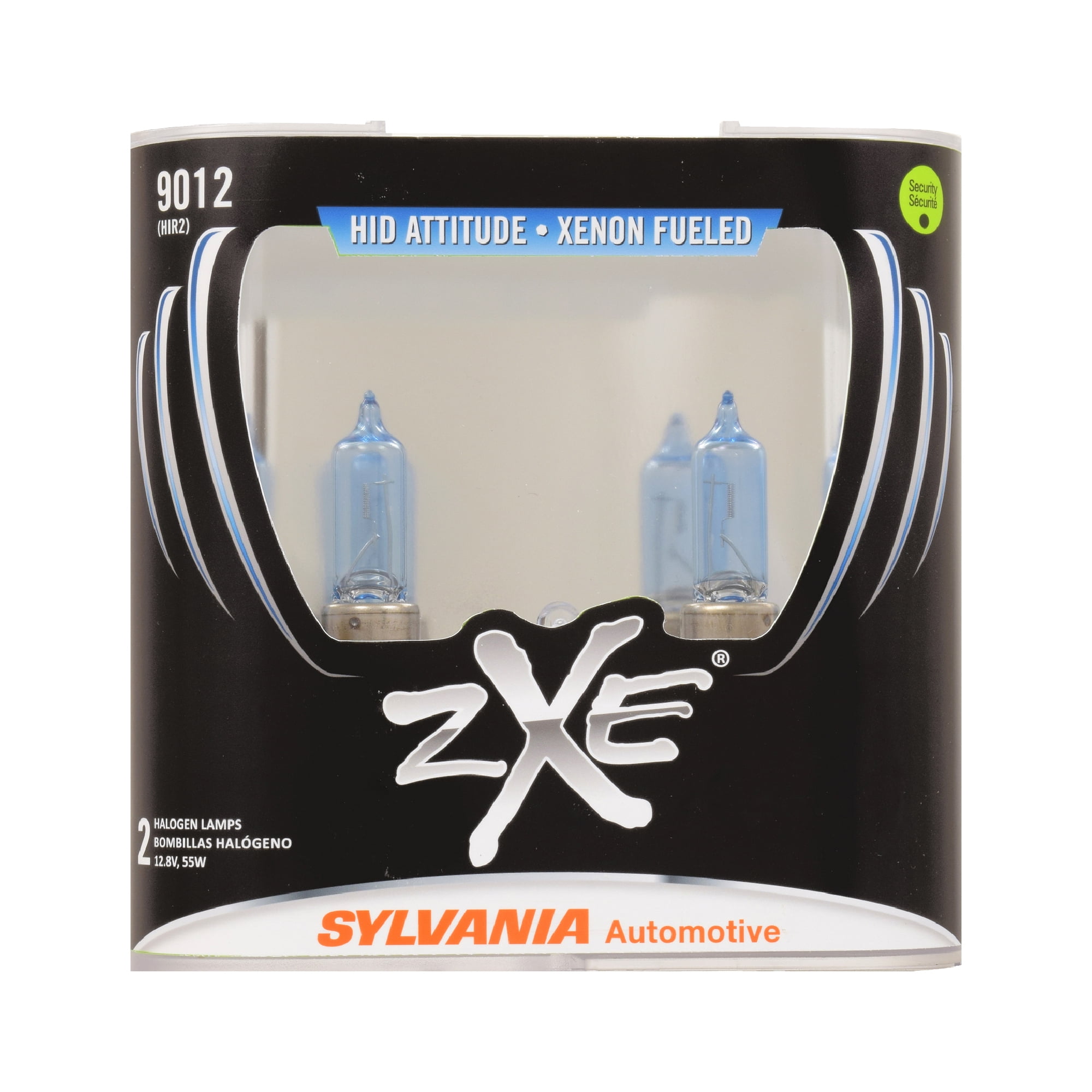 Sylvania 9012SZ.PB2 SilverStar zXe 9012 Halogen Fog Light Bulbs, White ...