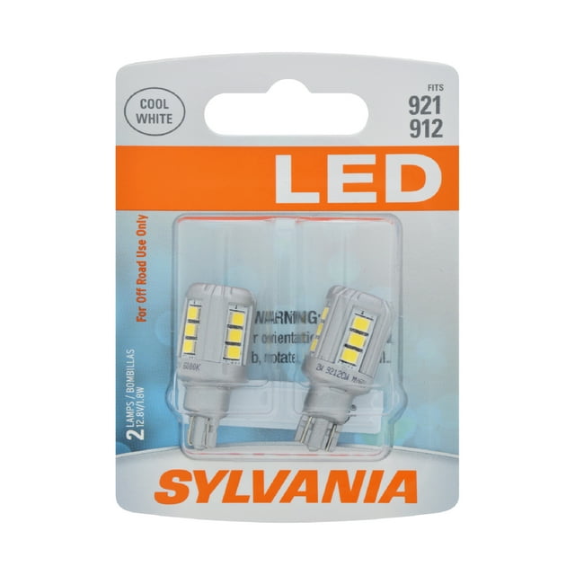 Sylvania 921 White LED Automotive Mini Bulbs, Pack of 2. - Walmart.com