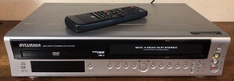 Pre-Owned Sylvania DVC850 DVD VCR Combo Dvd Player Vhs Player with Remote Cables and HDMI ...