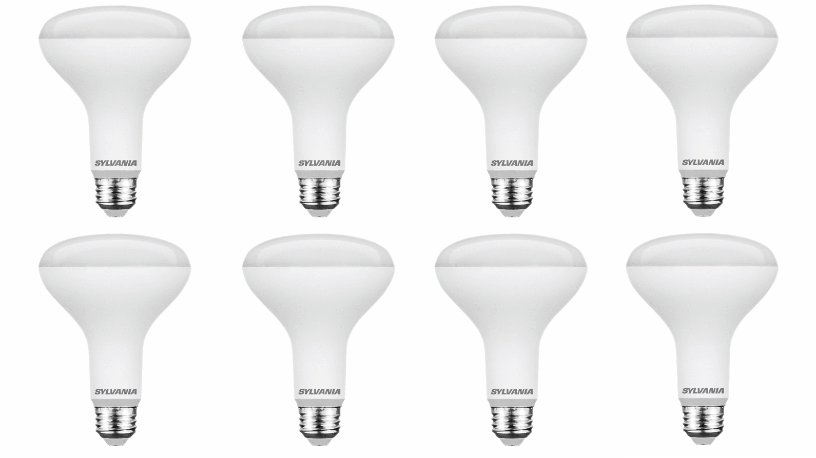 Sylvania Everyday LED Light Bulbs, BR30 65-Watt, Soft White, E26, 8 ...