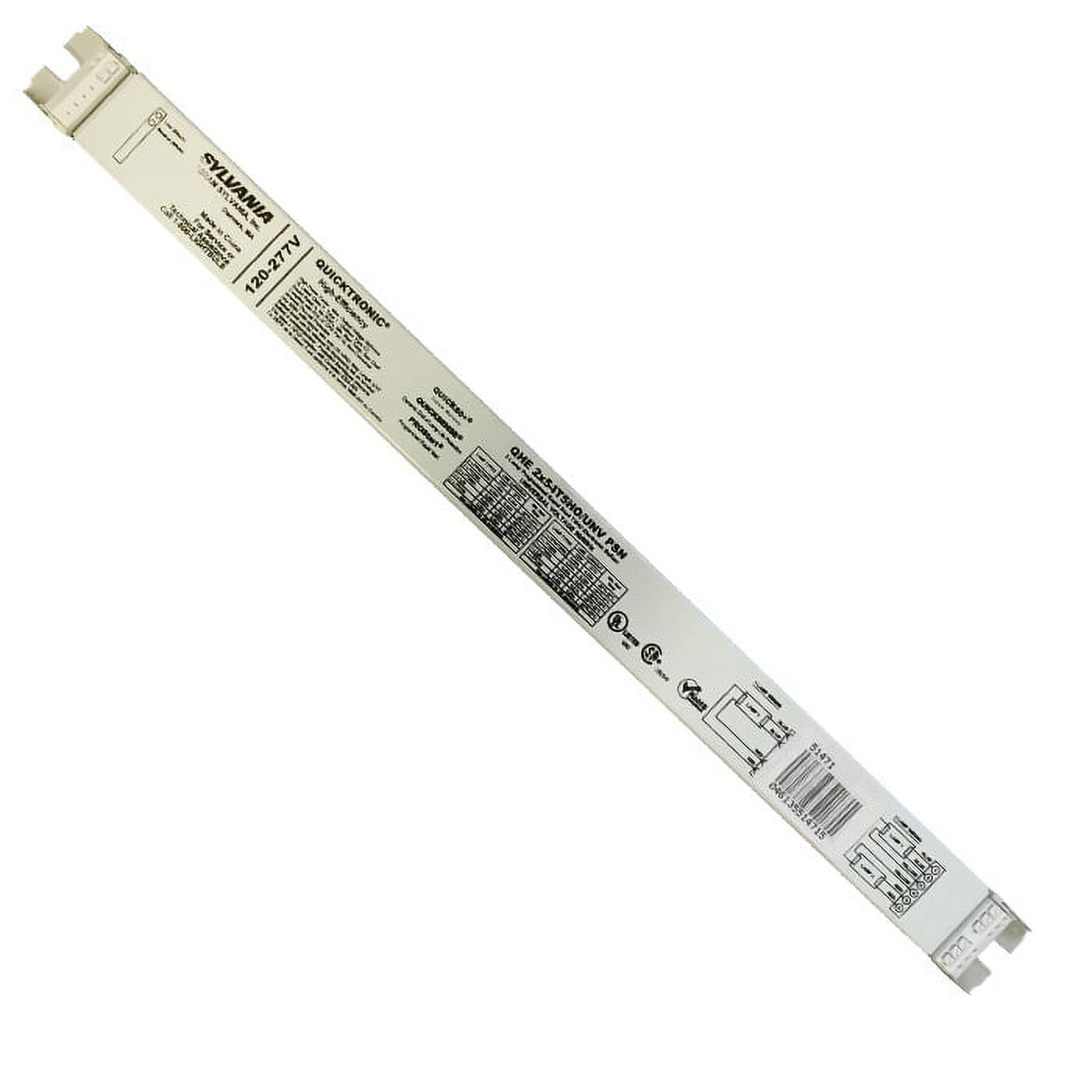 Sylvania F54T5/HO 120-277V 2 lamp fluorescent ballast - Walmart ...