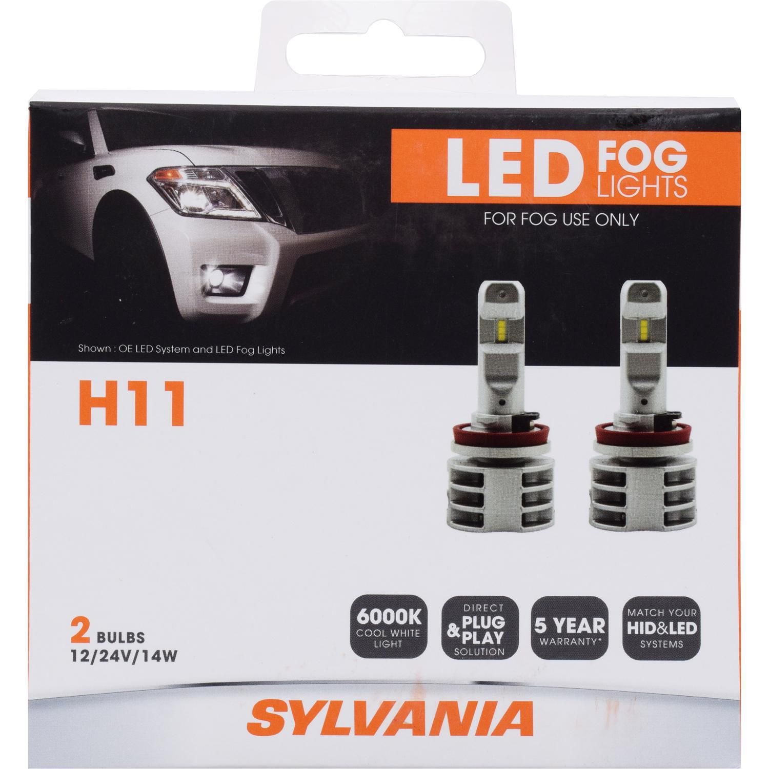 Sylvania H11 ZEVO LED Bulbs, Twin Pack -, 2/card, sold by card ...
