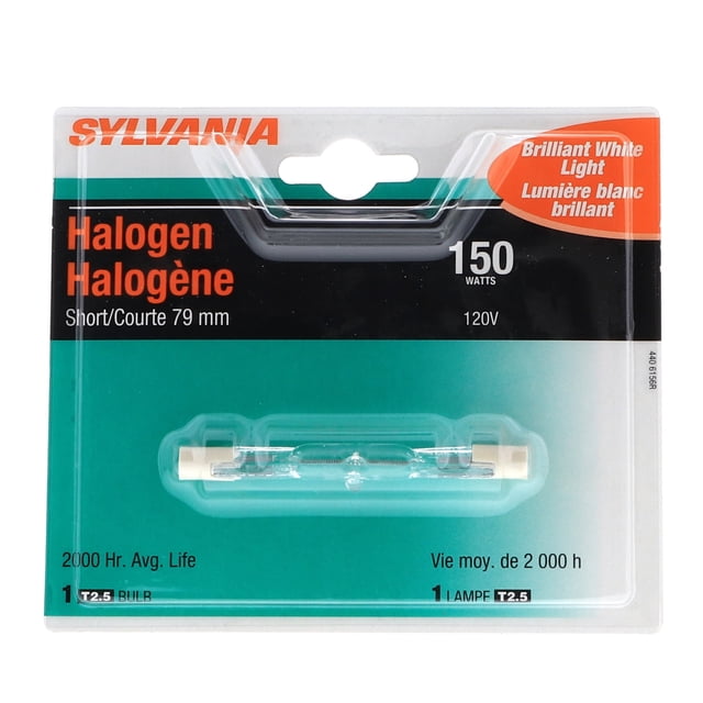 Sylvania Halogen 120 volts 150 watts Clear Base Reg - Walmart Business ...
