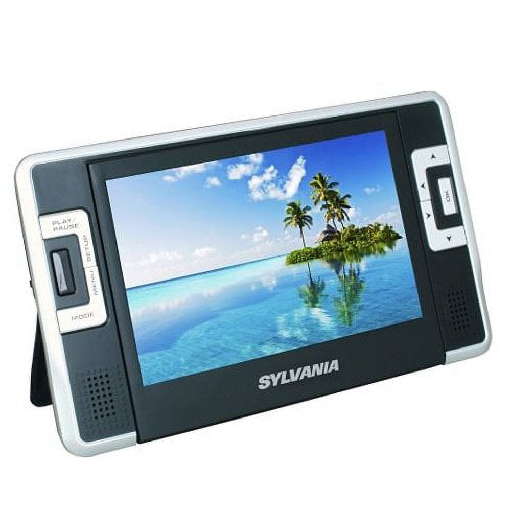 Sylvania SDVD8730 7 Inch Dual Screen Portable DVD/CD/MP3 Player, with ...