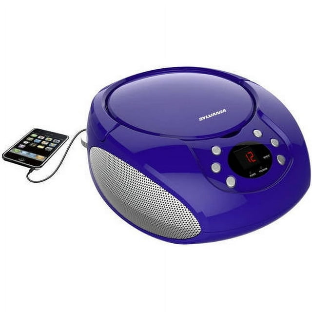 Sylvania SRCD261 Portable CD Player with AM/FM Radio - Walmart.com