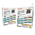 Sylvania Stay-Lit Color Action Mini Lights - 2 Strings,200 Lights Per ...