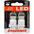 Sylvania Zevo 3157 White LED Mini Light Bulb, Bright Interior Exterior ...