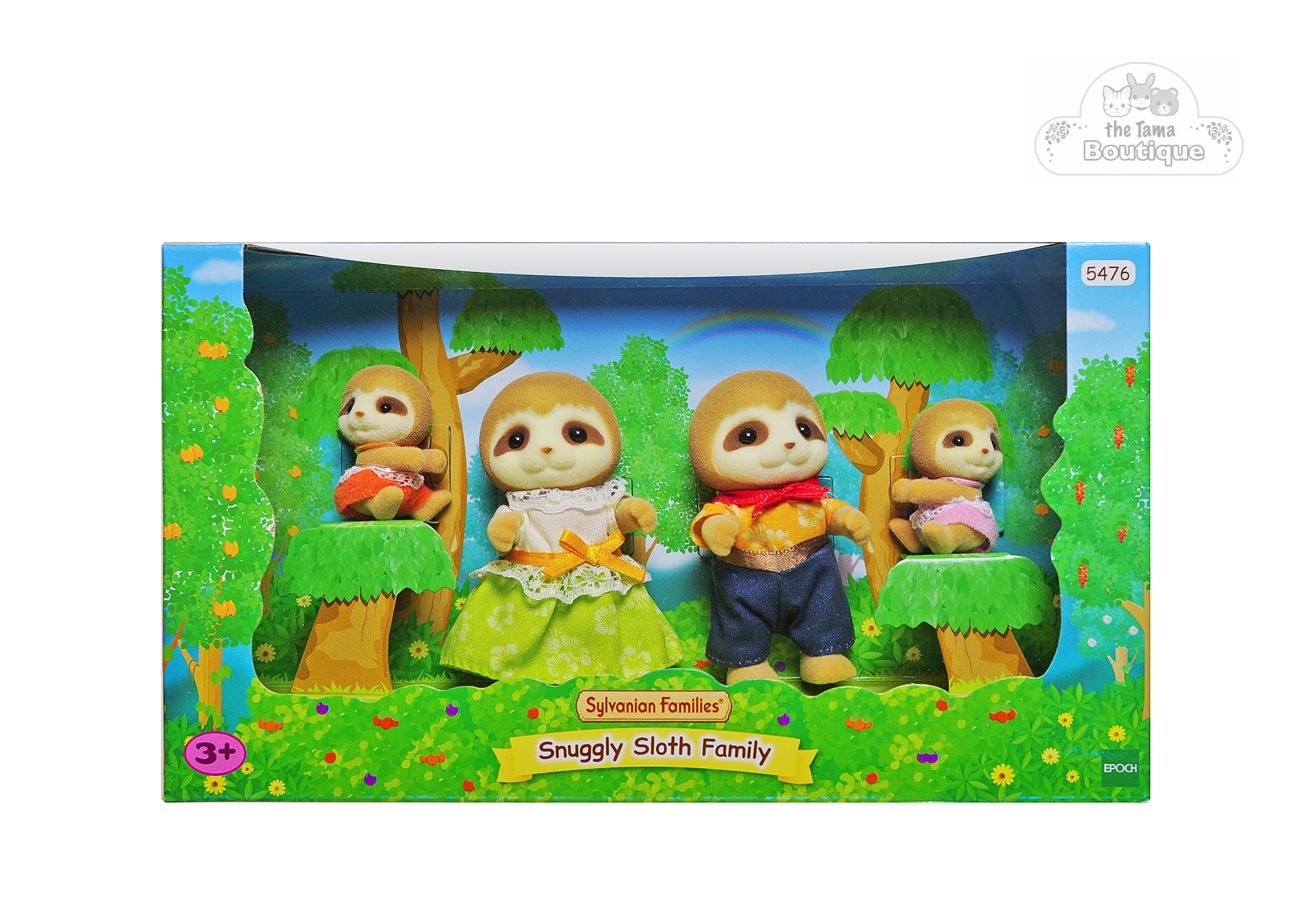 Sylvanian Families Calico Critters Snuggly Sloth Family - Walmart.com