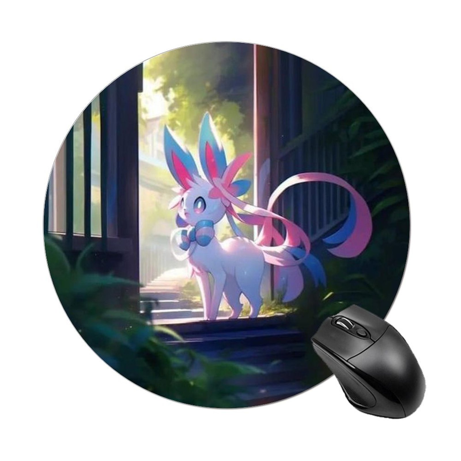 Sylveon Mouse Pad Anime for Office Desk Computer Desk Gaming Room ...