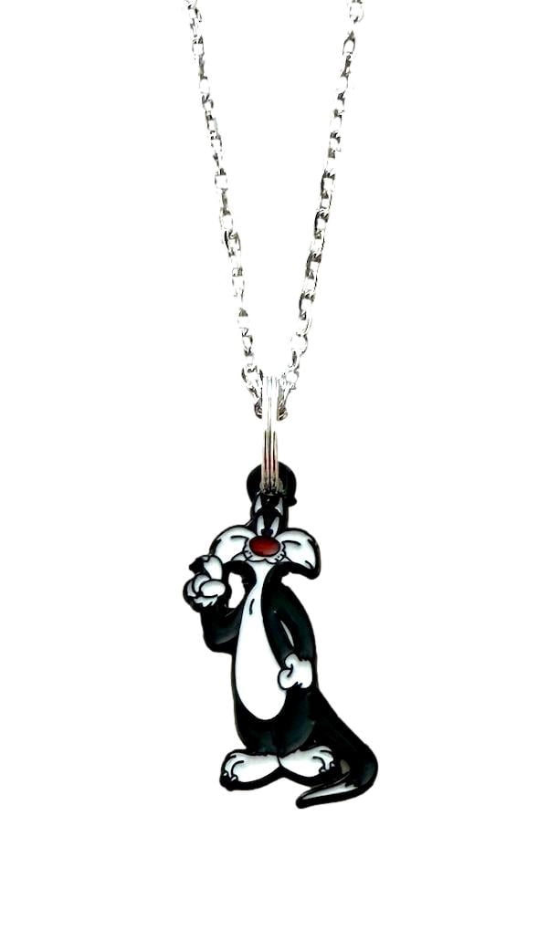 Sylvester Cartoon Character Pendant Necklace - Walmart.com