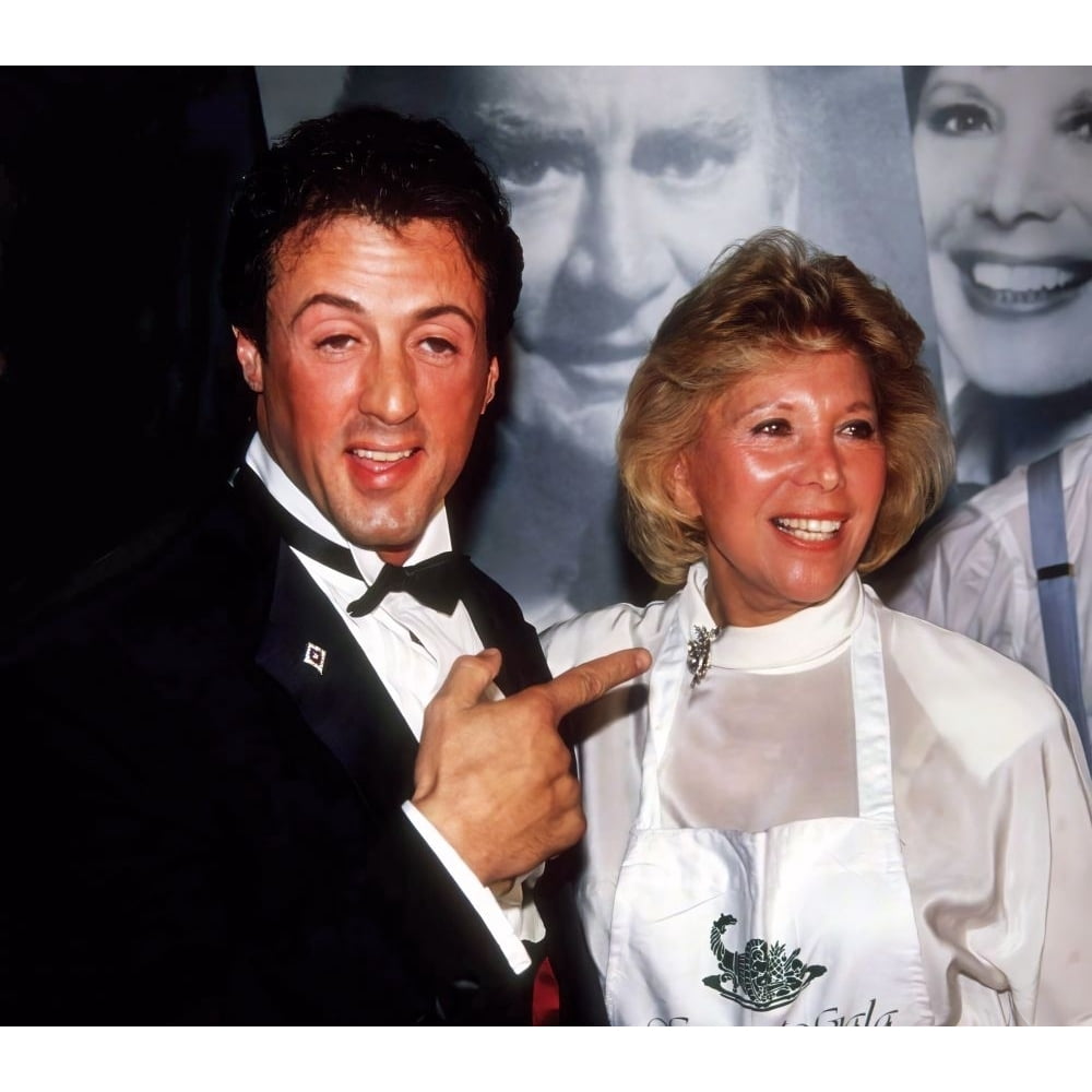 Sylvester Stallone Dinah Shore 1988. Photo by Adam Scull Poster Print ...