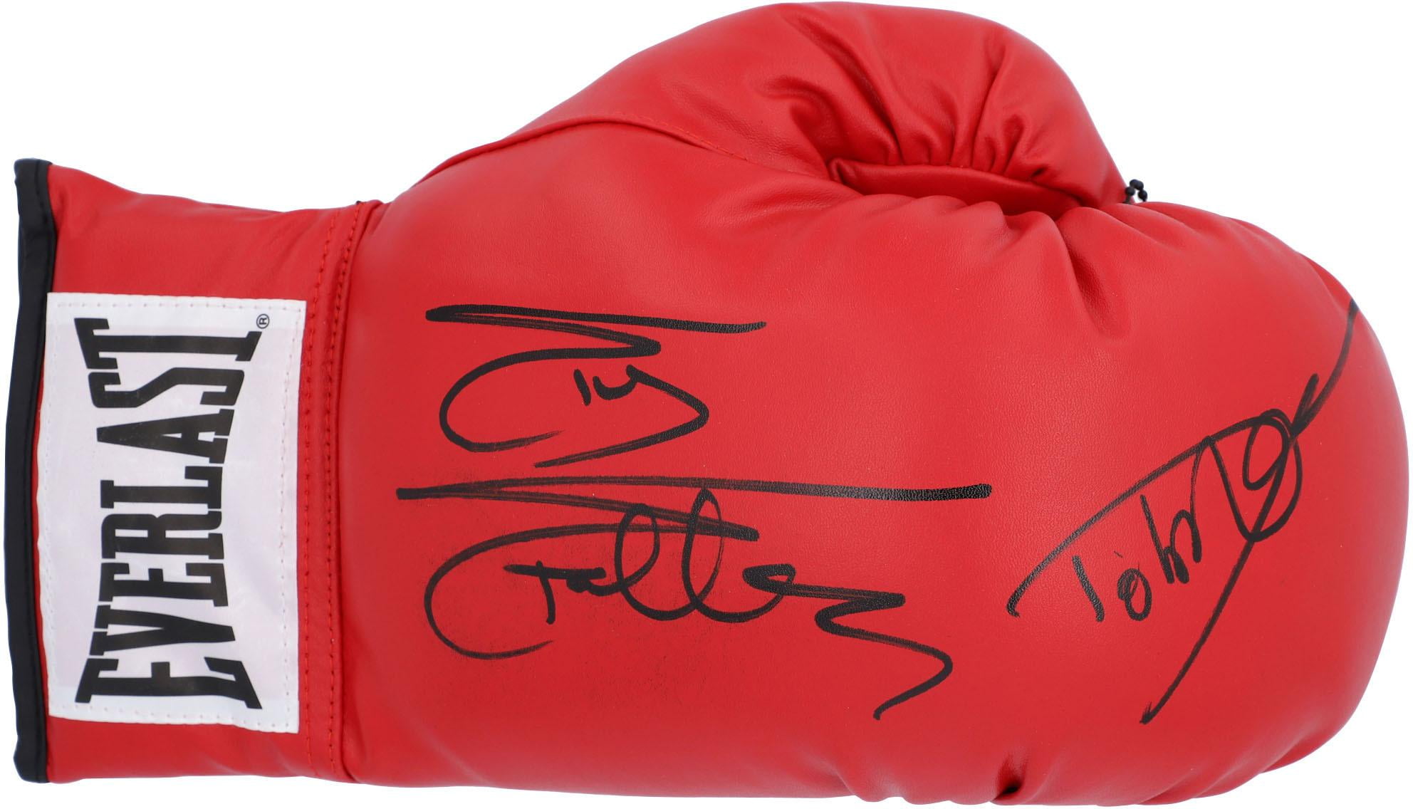 Sylvester Stallone & Dolph Lundgren Rocky IV Autographed Boxing Glove ...