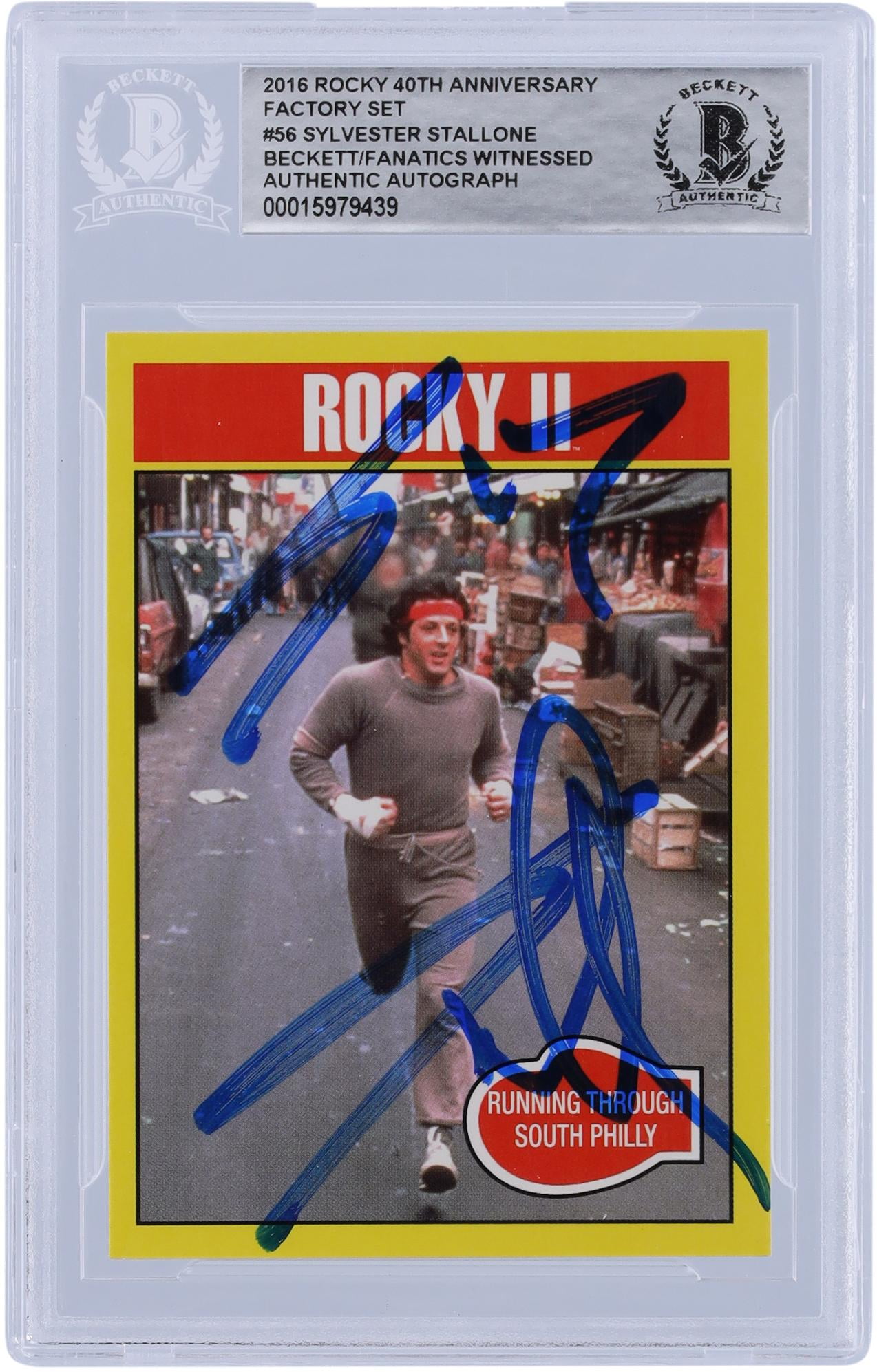 Sylvester Stallone Rocky Trading Card - Walmart.com