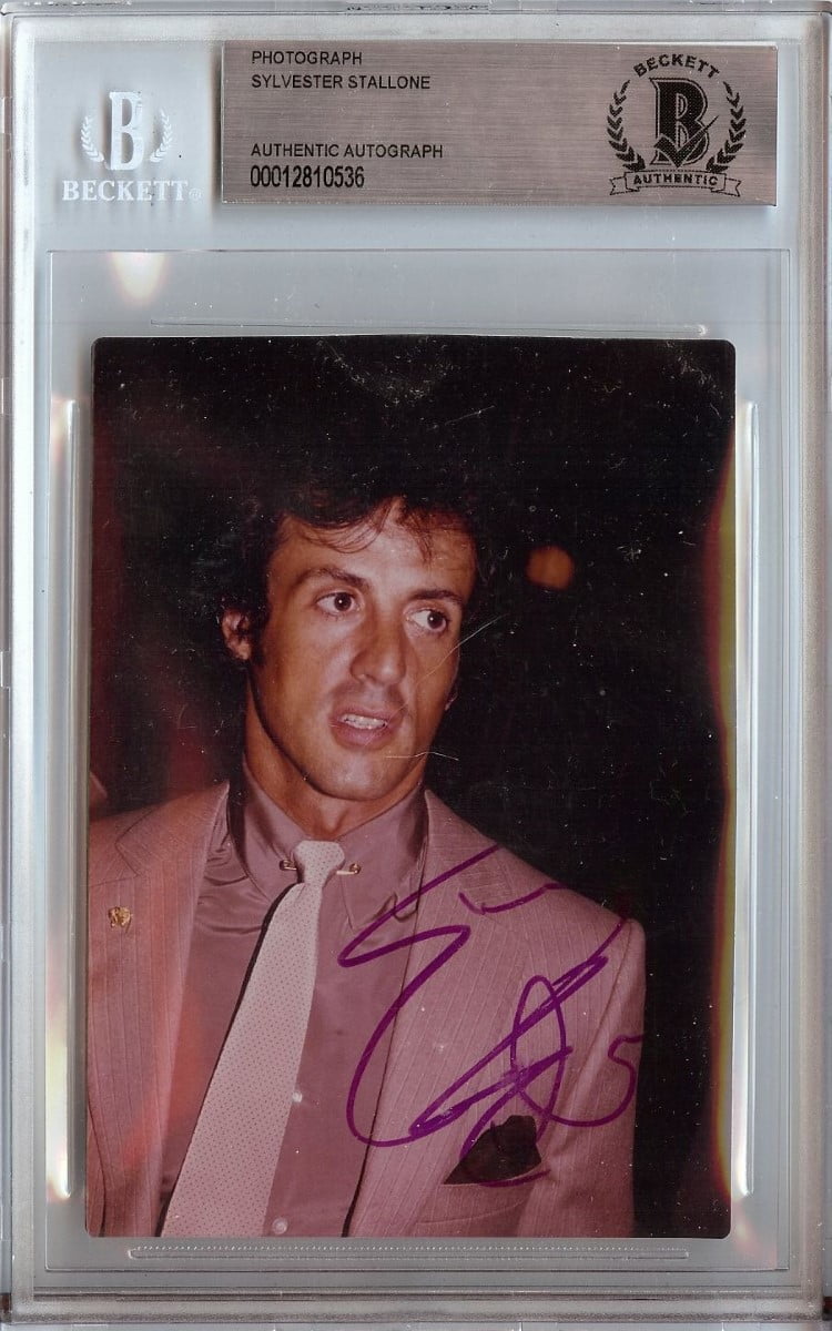 Sylvester Stallone Signed Autographed 3.5X5 Photo Vintage Rocky Actor ...