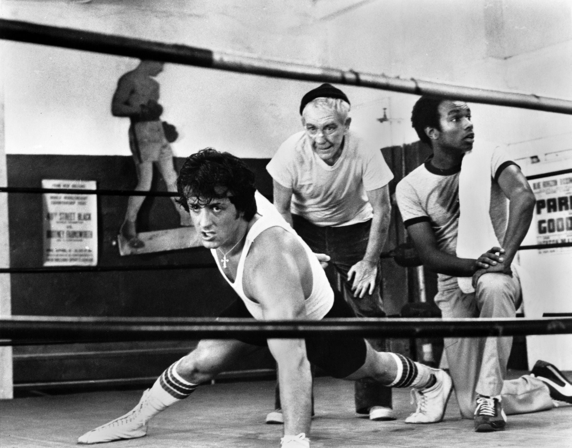 Sylvester Stallone Working out in a Classic Movie Scene Photo Print (8 ...