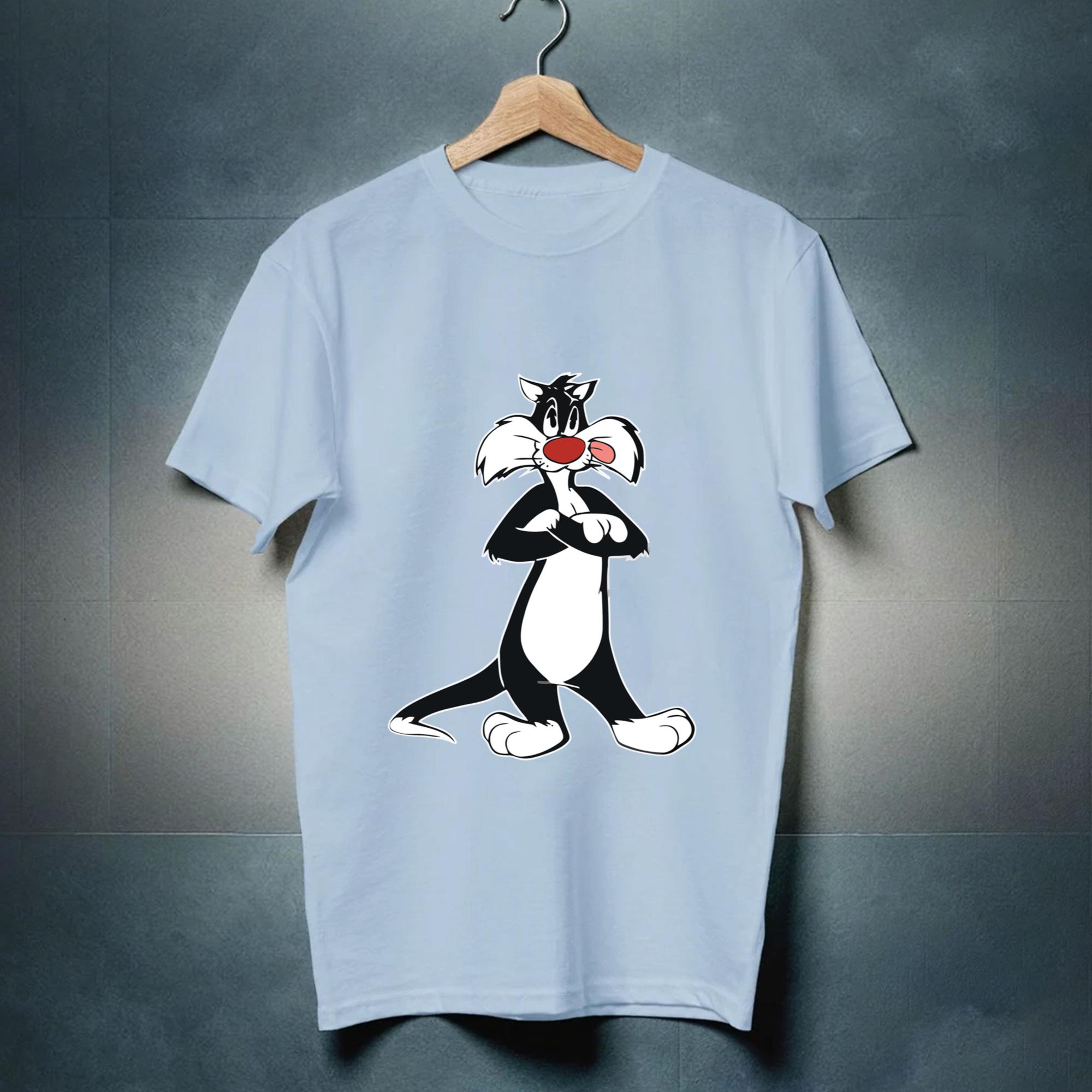 Sylvester The Cat-2 WB Short Sleeve Men T Shirt L807 - Walmart.com