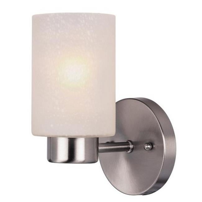 Sylvestre One Light Indoor Wall Fixture - Brushed Nickel - Walmart.com