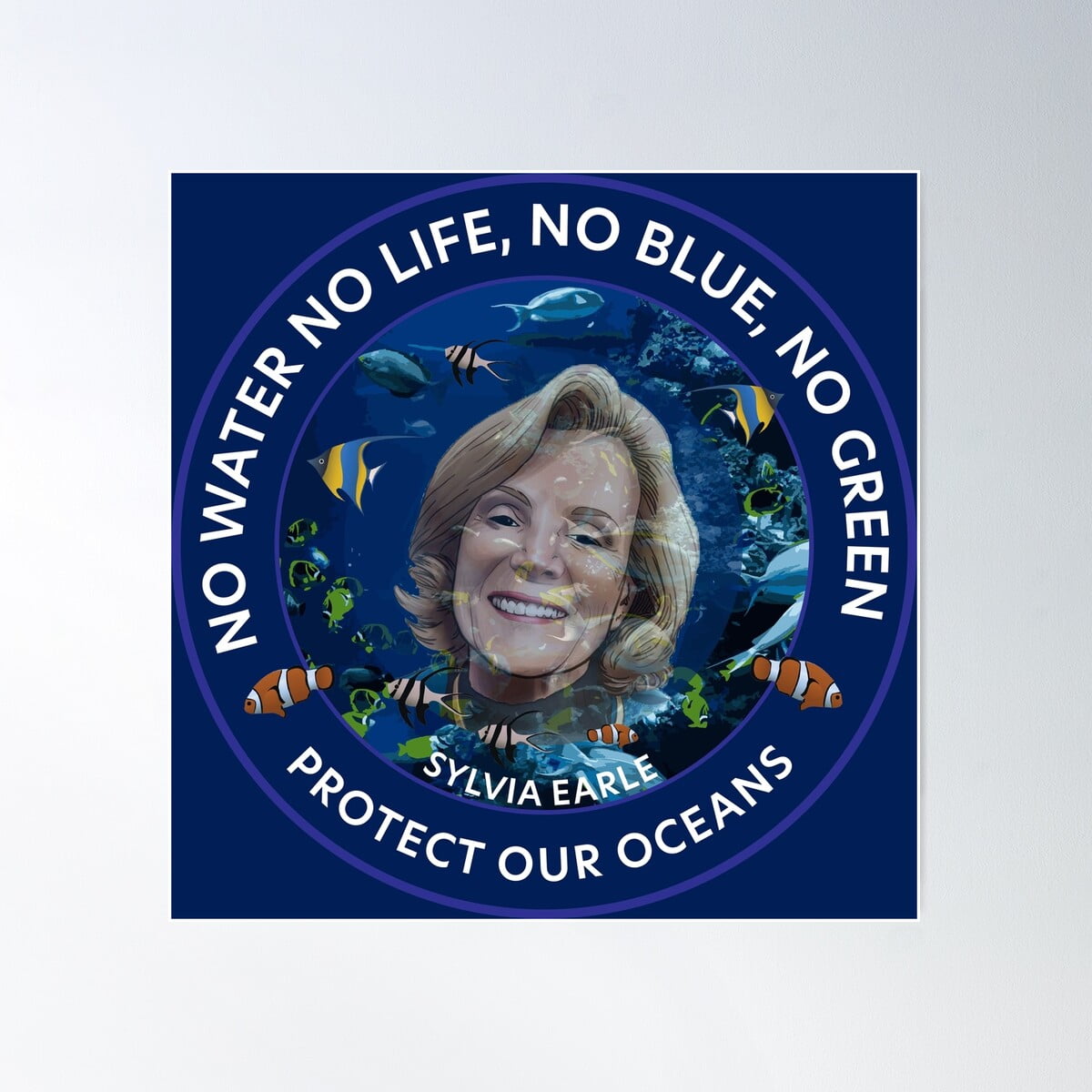 Sylvia Earle Ocean Hero - Save Our Oceans - Ecology Gifts - Save The ...