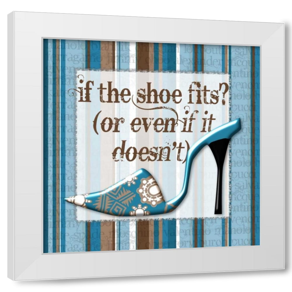 Sylvia Murray 12x12 White Modern Wood Framed Wall Art Titled - Girly ...