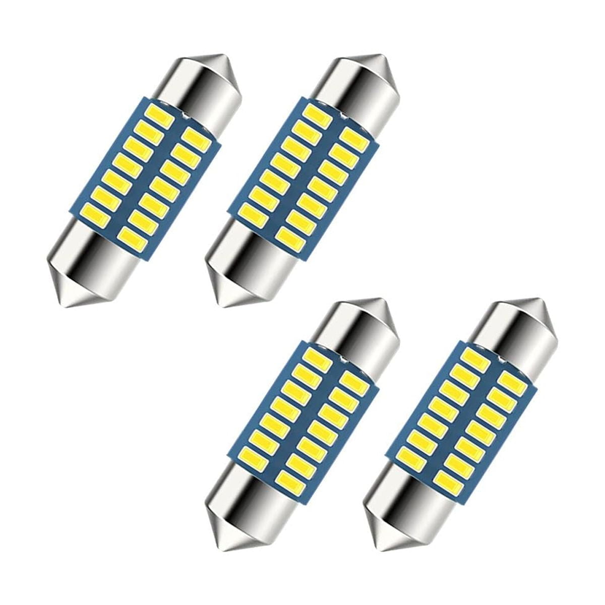 Sylvil 4 PCS LED OIF8 Bulbs for Car, 31mm 36mm 42mm LED Bulb for Car ...