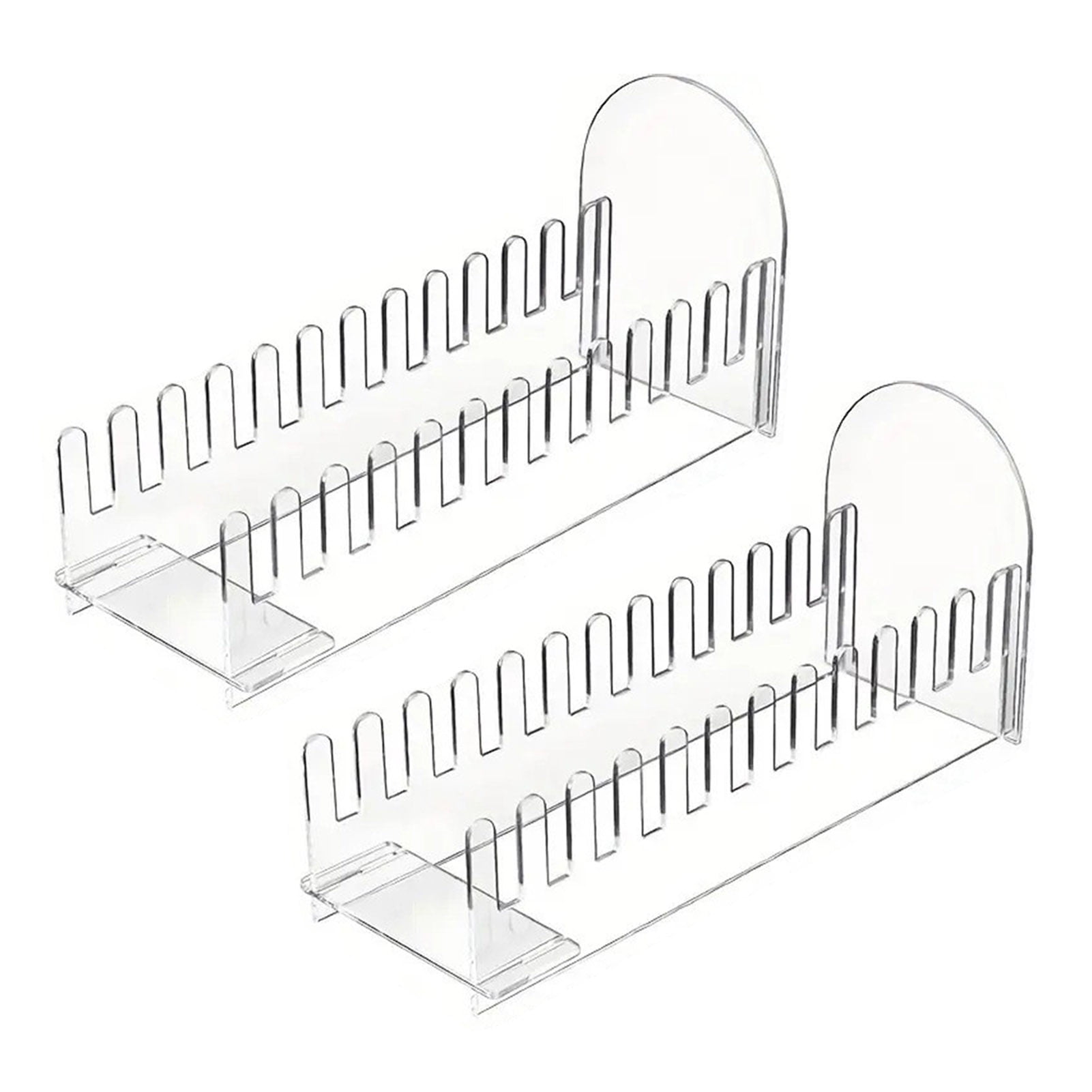 Sylvtty 1/2/3 Pcs 12 Tier Greeting Card Display Stand Acrylic Postcard ...