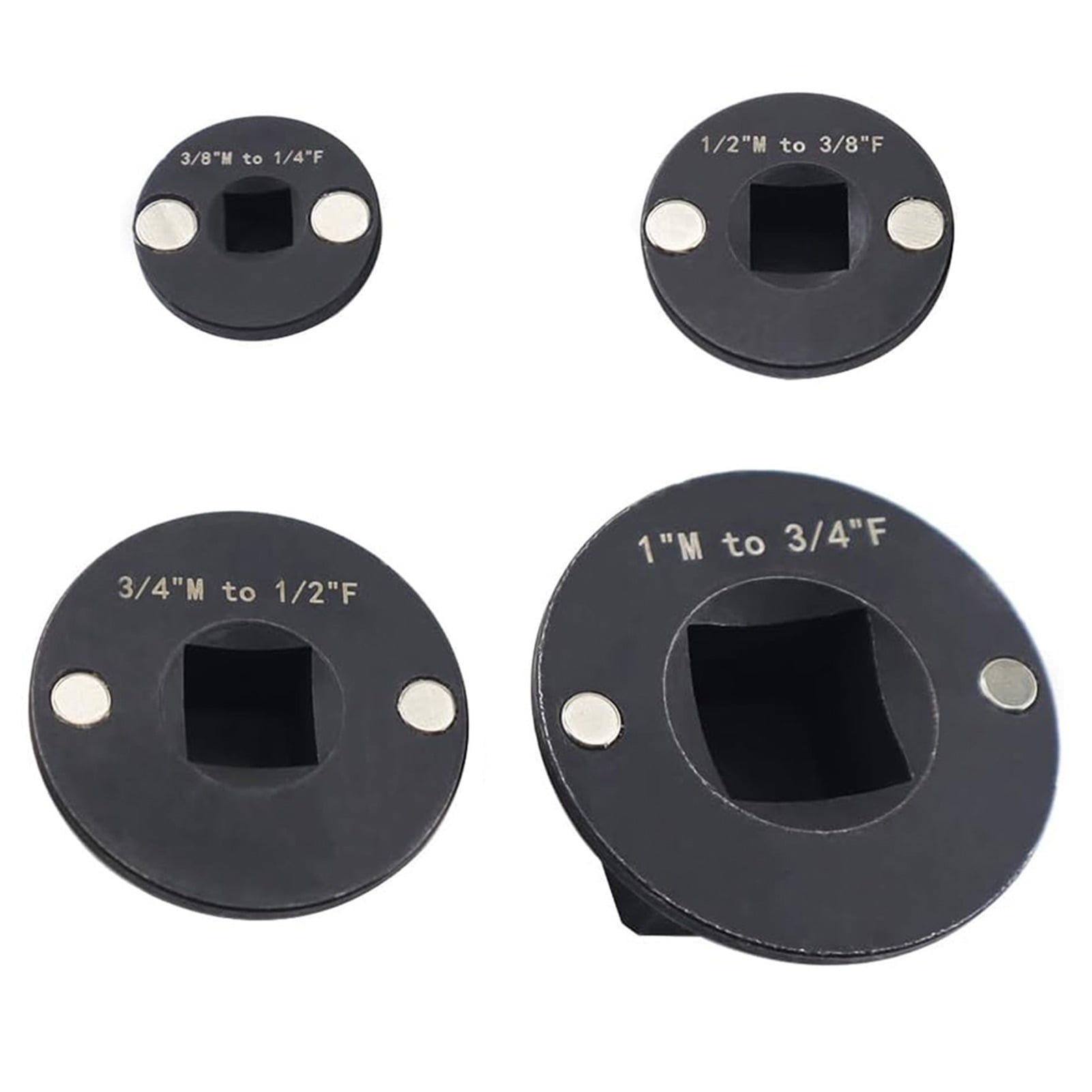 Sylvtty 1/4Pcs Low Profile Impact Socket Adapters High-Strength Durable ...