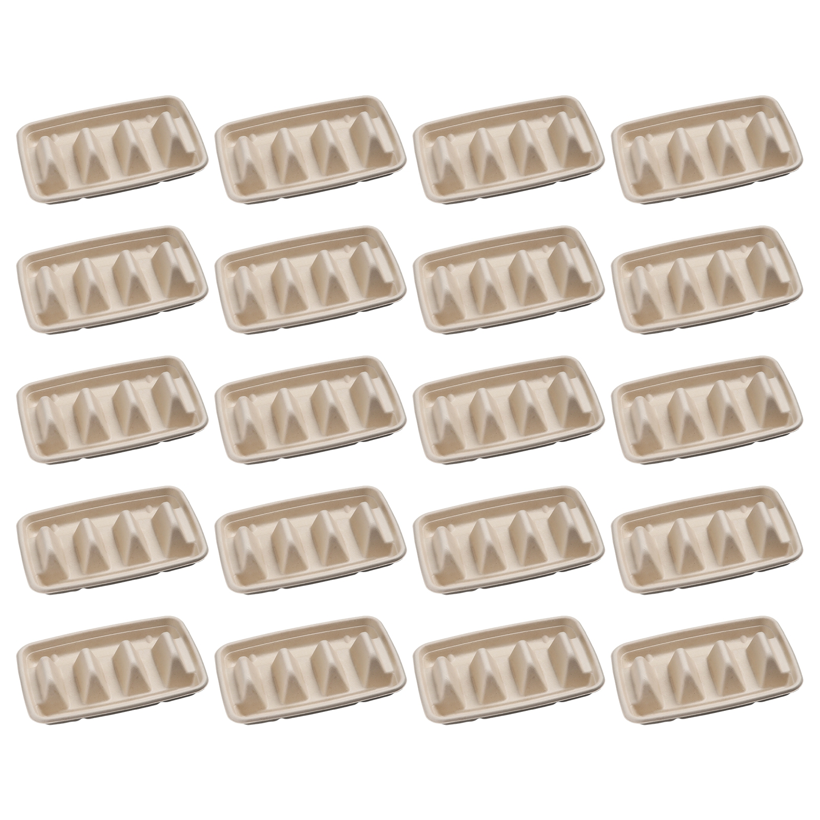 Sylvtty 10/20Pcs Disposable Taco Holders for Parties Sturdy Taco Tray ...