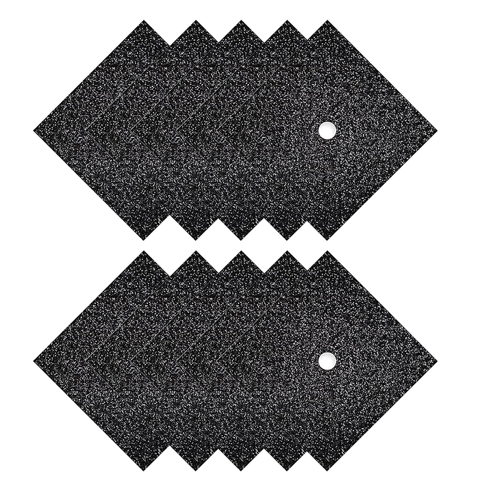Sylvtty 10 Pcs Glitter Cardstock Paper for Graduation Cap Decorations ...