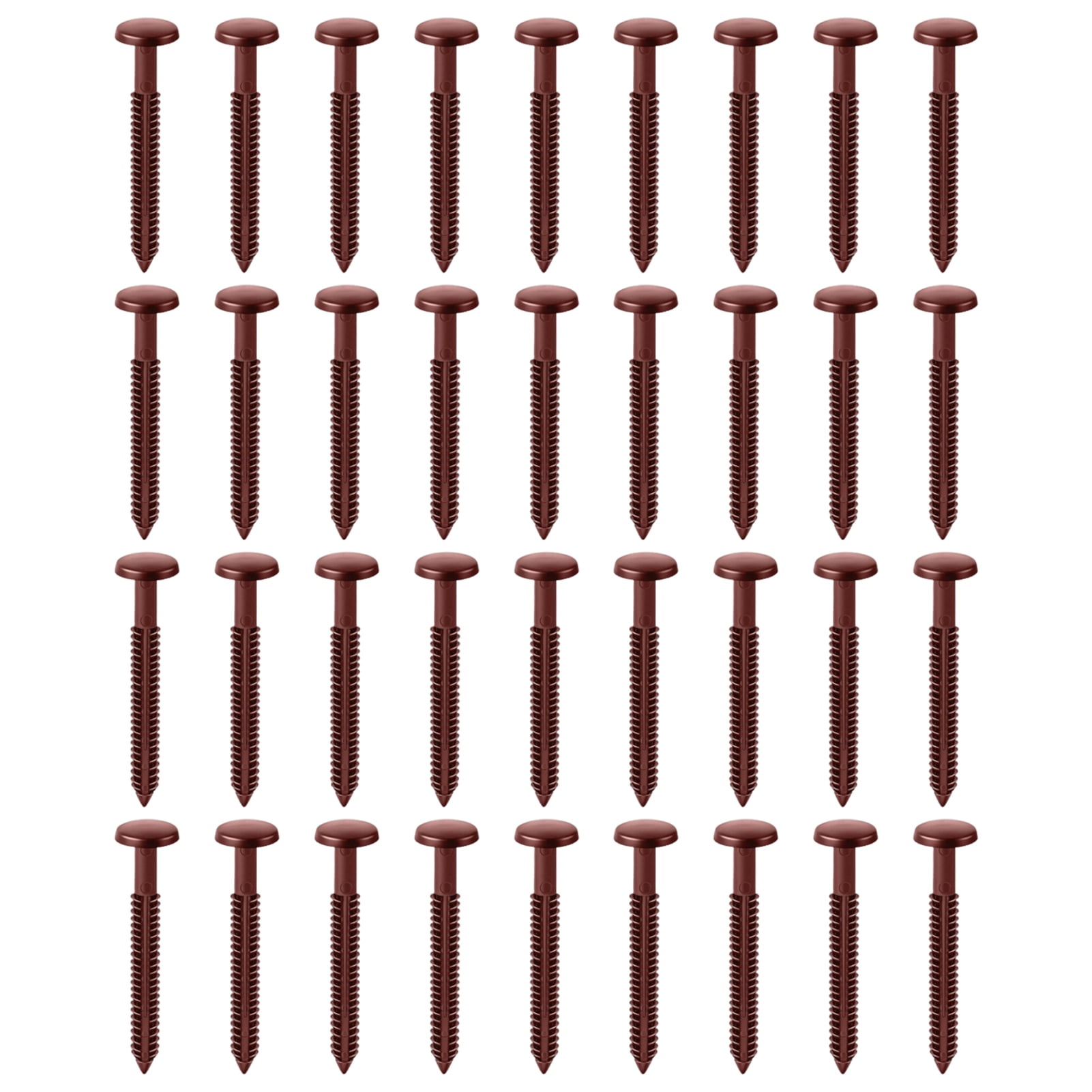 Sylvtty 18/36/50Pcs Vinyl Shutter Fasteners Shutter Spikes UV Resistant ...