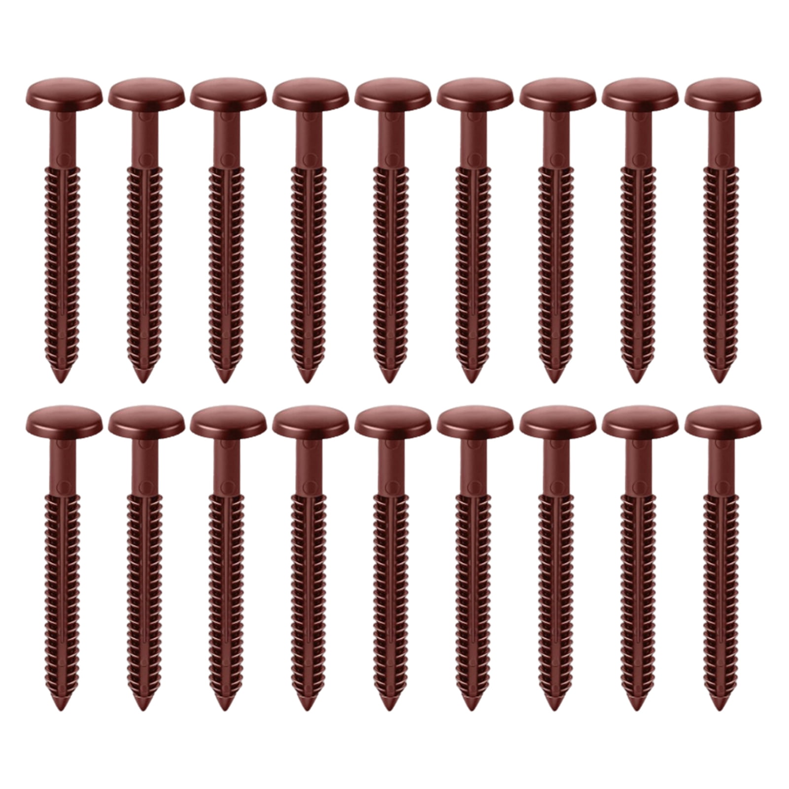 Sylvtty 18/36/50Pcs Vinyl Shutter Fasteners Shutter Spikes UV Resistant ...