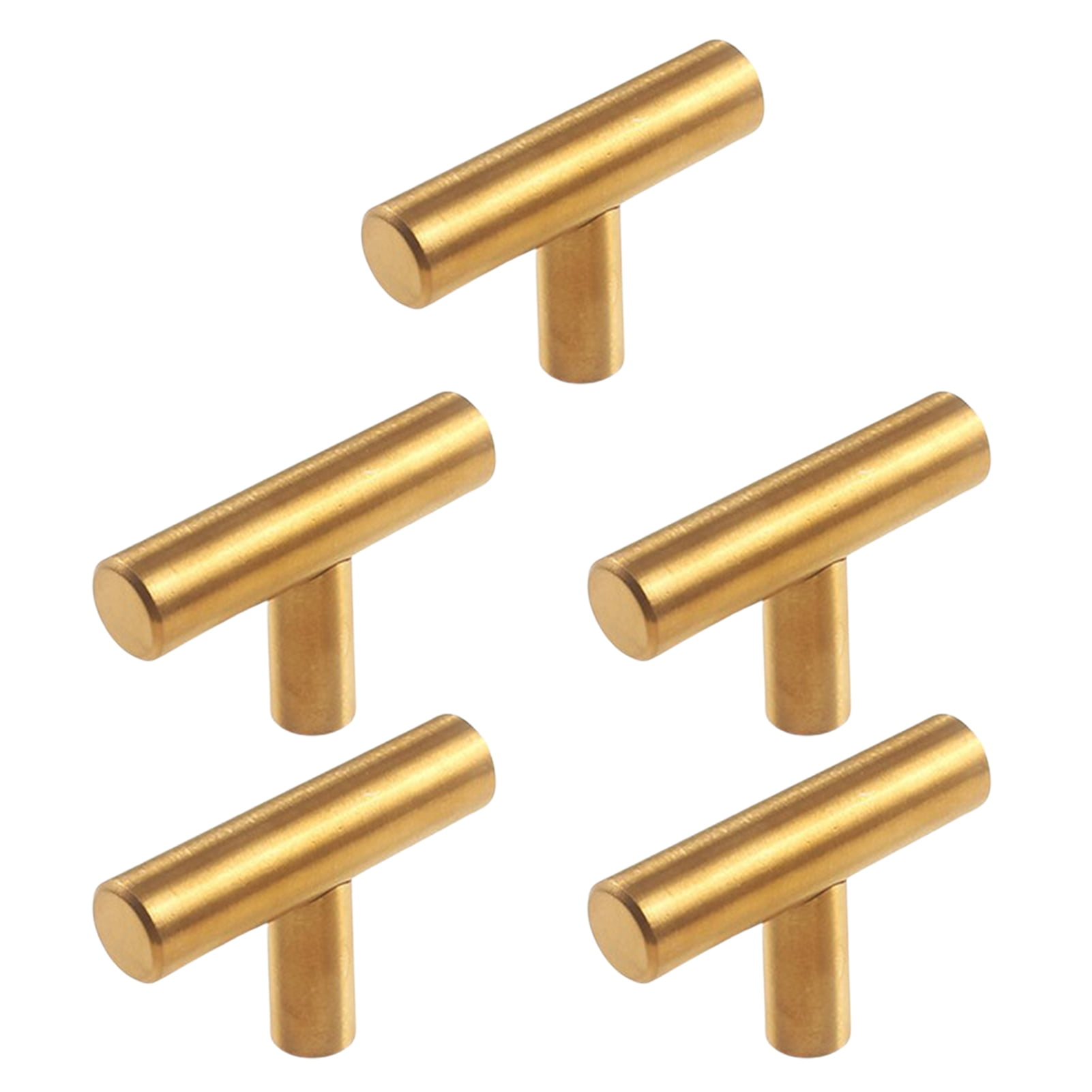 Sylvtty 2/3/5/10Pcs Cabinet Knobs Drawer Handles Polished Surface T ...