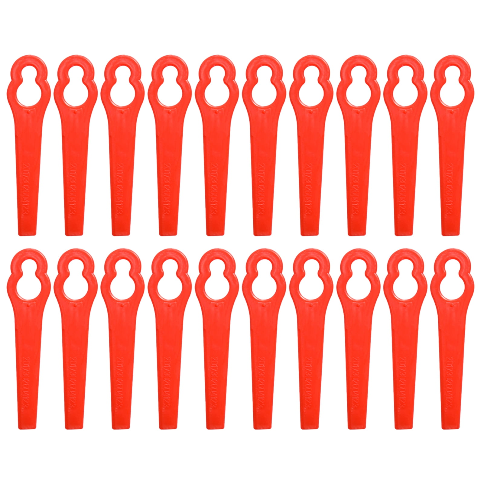 Sylvtty 20/50/100Pcs Mower Cutter Blades Ergonomic Design Universal Simple Installation ...