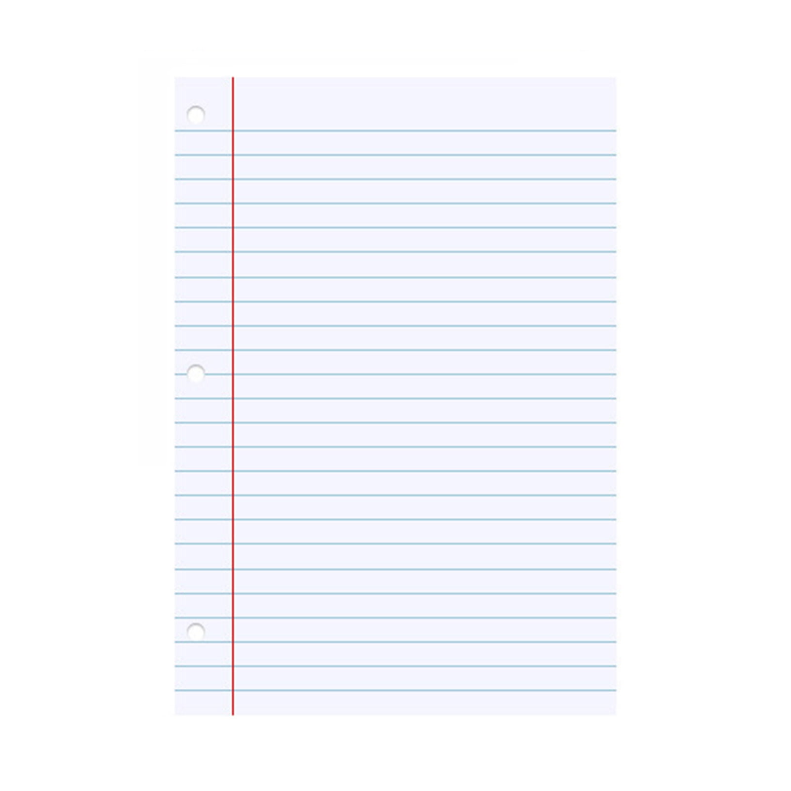 Sylvtty 200 Sheets Loose Leaf Paper 8'' x 10.5'' College Ruled Filler ...