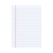 Oxford Filler Paper, 8 x 10-1/2 inch Wide Ruled, 3 Hole Punch, Loose ...